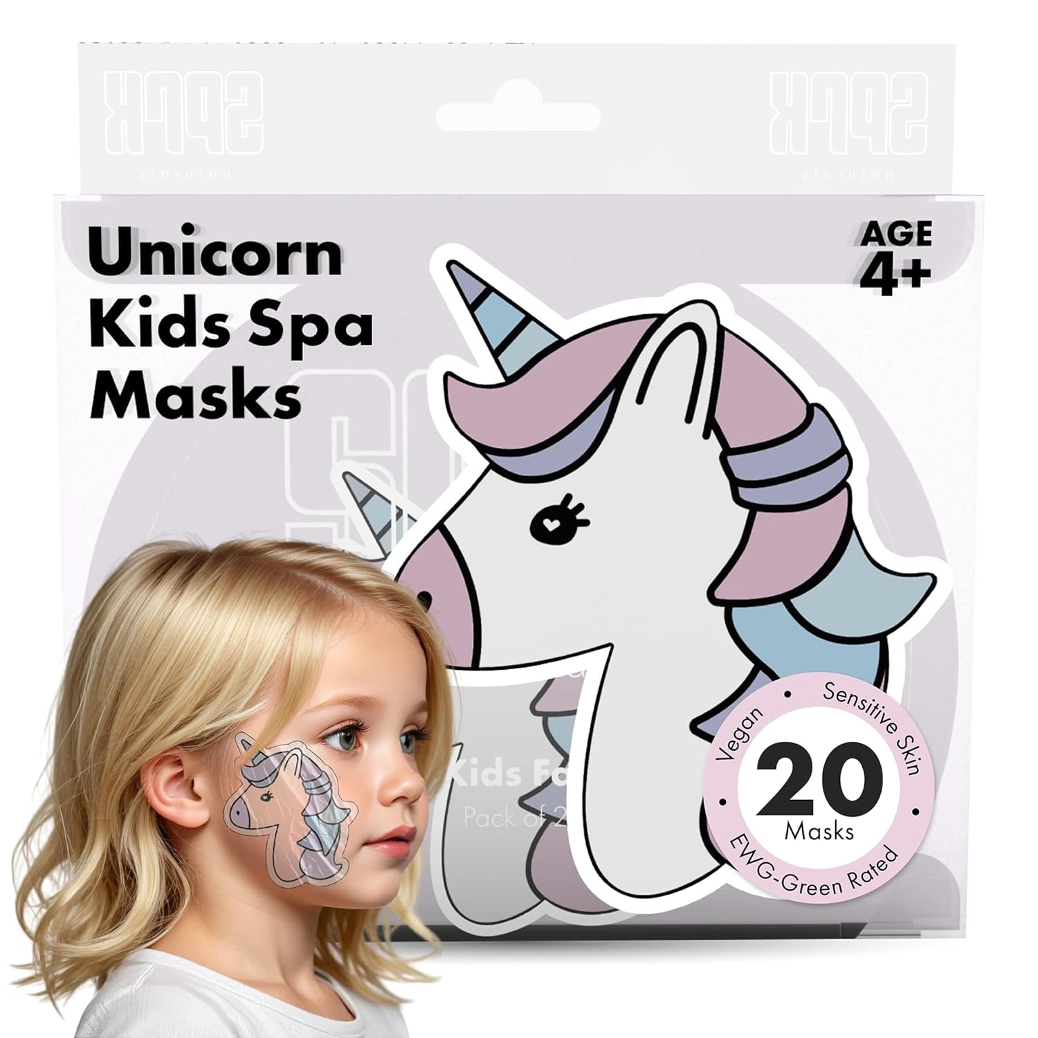 Sprk Naturals: Kids Face Masks & Spa Party Supplies for Girls’ Spa Day